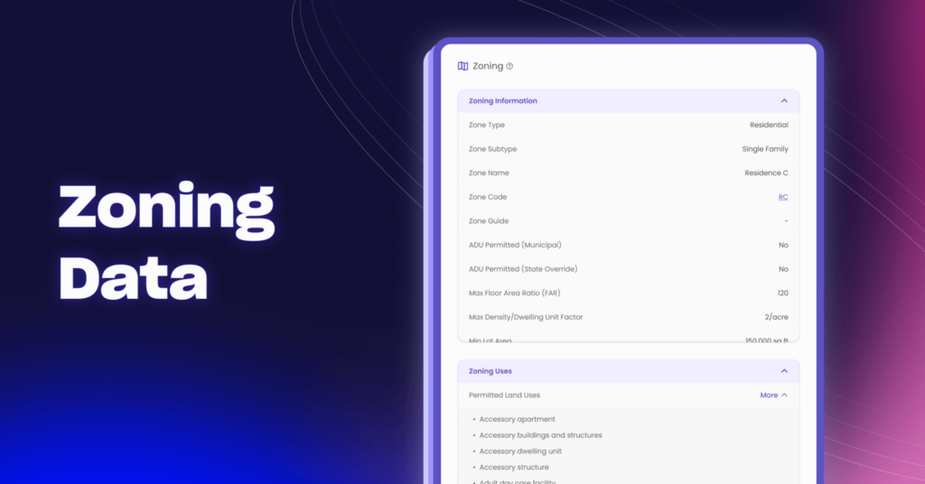 Take the First Step with Accessible Zoning Data – RealReports
